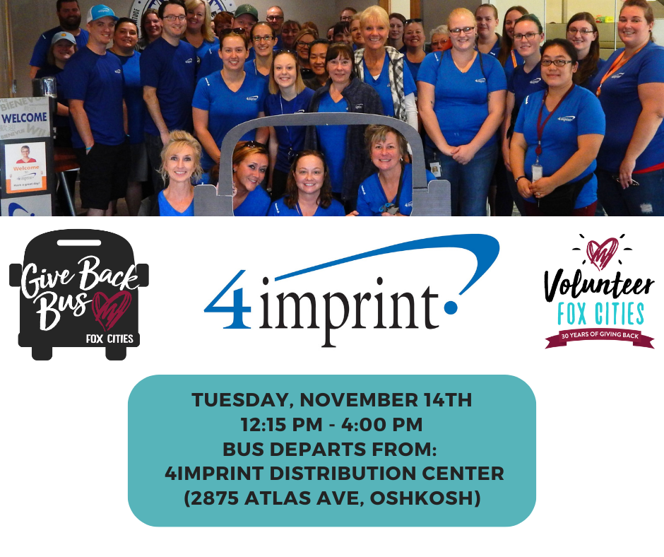 4imprint Bus - Volunteer Fox Cities